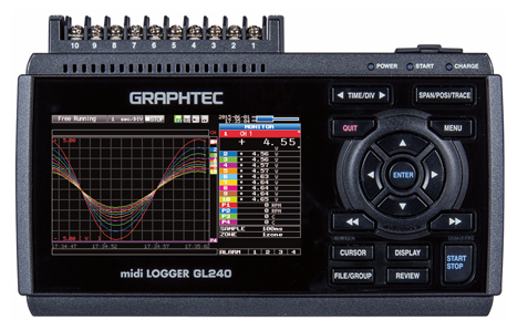 Graphtec GL240 Multi-Channel Data Logger | Denkei Corporation Americas