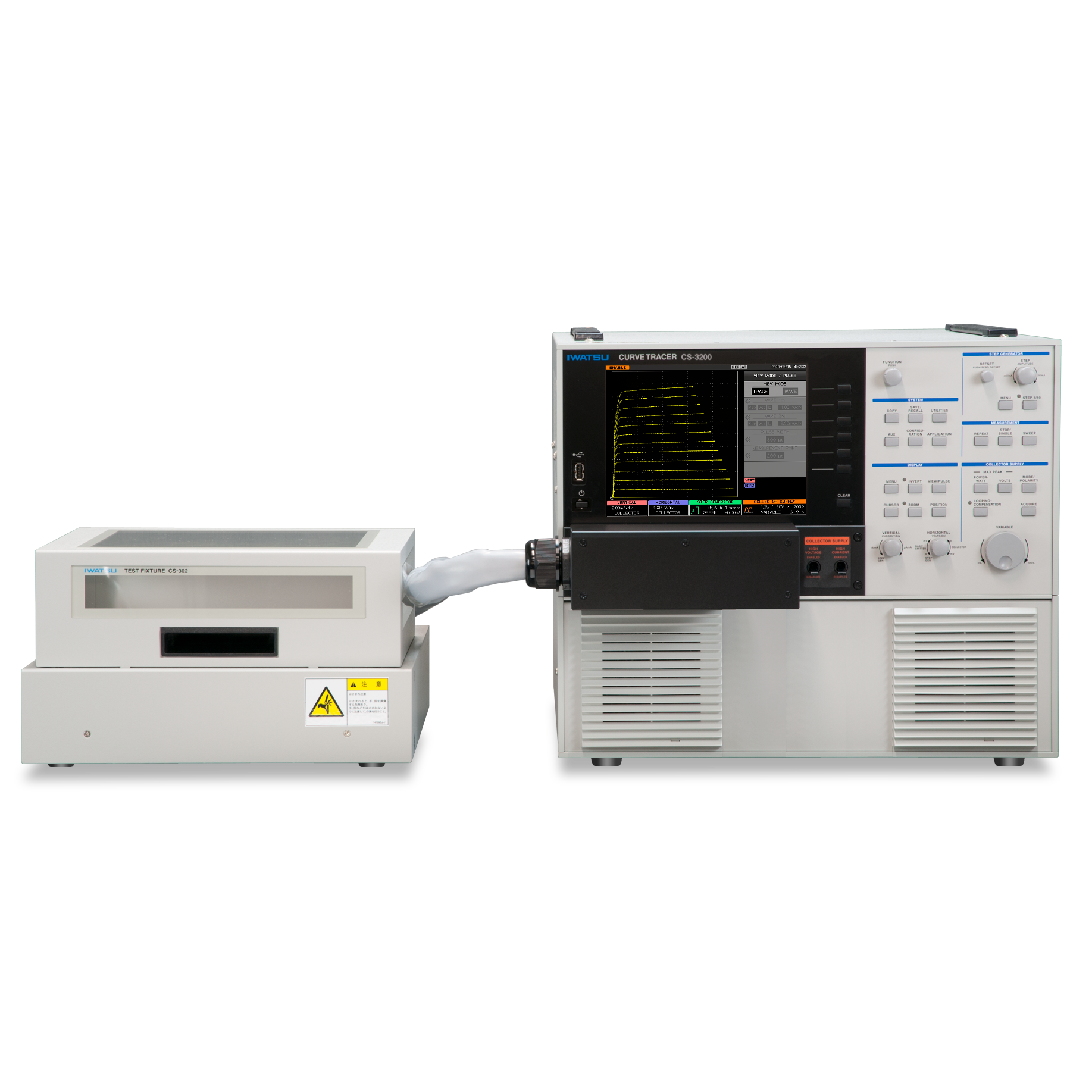 IWATSU ELECTRIC Curve Tracer CS-3200 & CS-3300 | Denkei Corporation ...