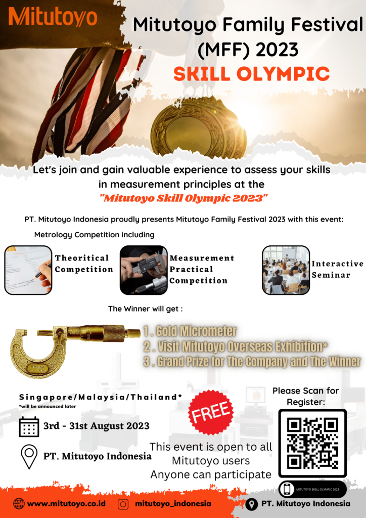 [ Let’s Join Mitutoyo Skill Olympic in August 2023 ] | PT. NIHON DENKEI ...