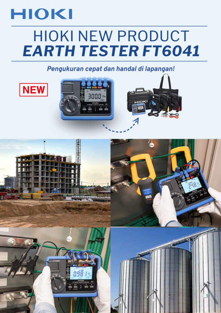 [HIOKI NEW PRODUCT] EARTH TESTER FT6041 | PT. NIHON DENKEI INDONESIA ...